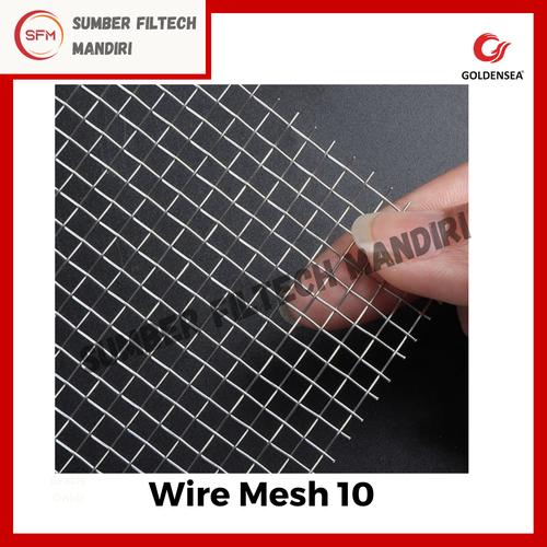Jual Wire Mesh Saringan SS 304, #10, 12, 14, 16, 18, 20, 24, 30, 40, 50, 60 - Mesh 10 - Jakarta ...