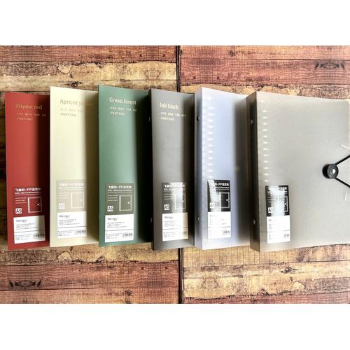 Jual Map Binder Wengu A5 Muji Style Tali Karet Samping + Kancing A5 ...
