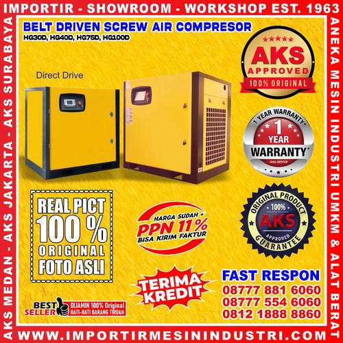 Jual Kompresor Udara Fixed Speed Screw Air Compressor Dinamo 70 Hp 50 L ...