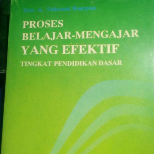 Jual proses belajar mengajar yang efektif tingkat pendidikan dasar a ...