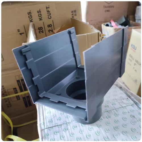 Jual Corong Talang Kotak 4 Inch PVC (Putih & Abu-Abu) - Abu-abu - Kota ...