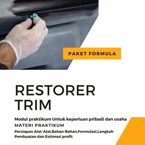 Jual Cara membuat Trim Restorer Cair Gel Back to Black Pasta wax - Kab ...