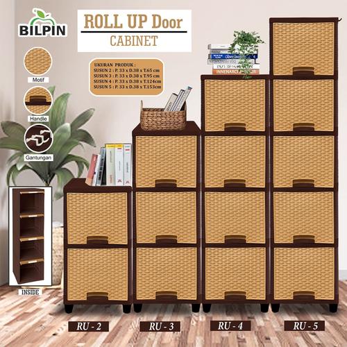 Jual AKAKO ROLL UP DOOR - LEMARI PLASTIK SLIDING UP RAK BUKU RAK ...