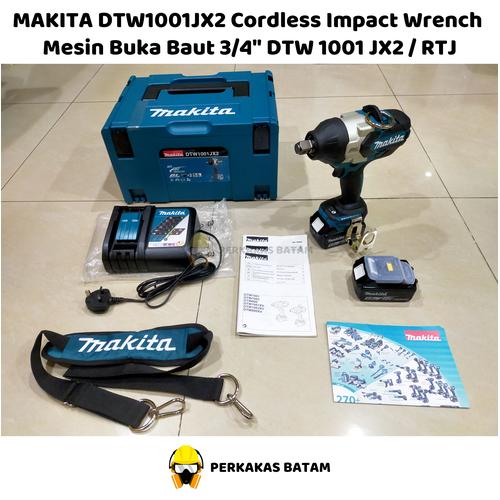 Jual MAKITA DTW1001RTJ Cordless Impact Wrench Mesin Buka Baut 3/4" DTW ...