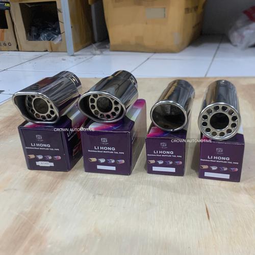 Jual Cover Muffler Mobil Universal / Cover Knalpot Mobil Lihong ...