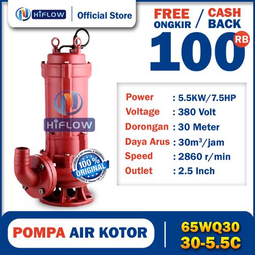 Jual Submersible pump Sirkulasi 2.5Inch Sewage Pump Pompa Celup Air ...