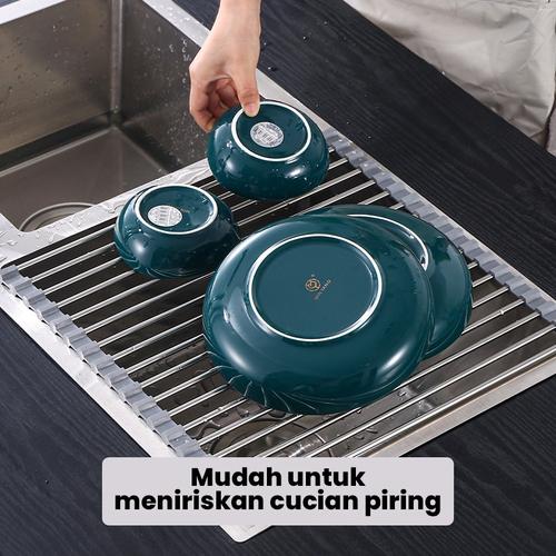 Jual Rak Peniris Buah Dan Sayur Wastafel Dapur Material Besi Terbaru ...