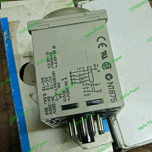 Jual Timer Omron H3CR-A11 Kaki 11 24-48VAC 12-48VDC Include Socket ...