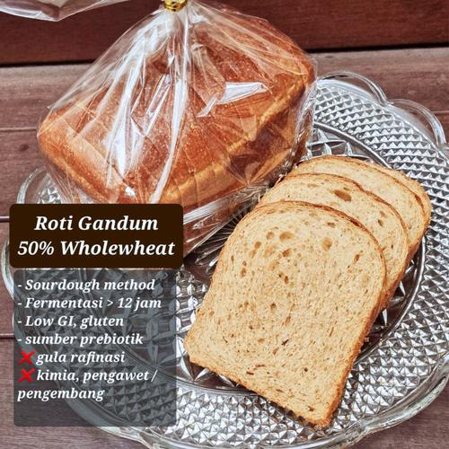 Jual (Pre-Order) Roti Sehat Gandum Whole Wheat (Sourdough starter ...