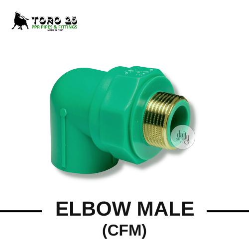 Jual Fitting Pipa Toro Threaded Elbow Male / Knee Elbow Drat Luar - 20 ...