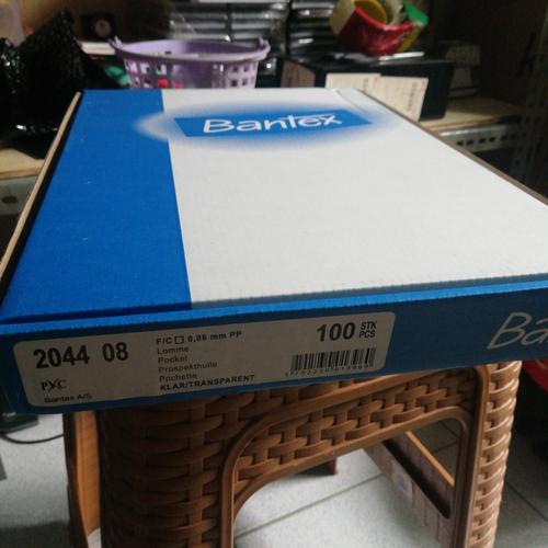 Jual pp bantex f4 isi 100 plastik pocket bantex folio 2044 08 plastik ...