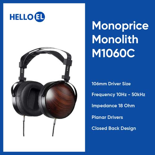 Jual Monoprice Monolith M1060C Closed Back Planar Magnetic Hi Fi ...