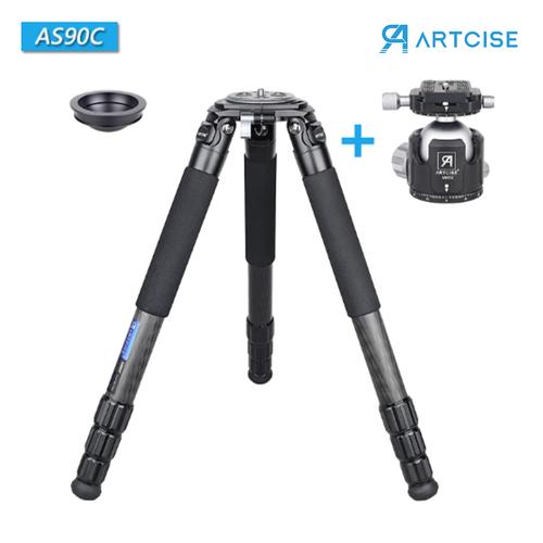 Jual Artcise AS90C + MB52 Ball Head Profesional Carbon Fiber Tripod ...