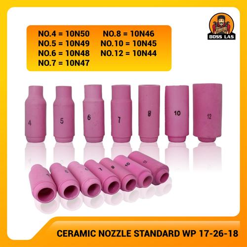 Jual Keramik Ceramic Las Tig Argon WP 17/26/18 Alumina Nozzle - No.4 - Jakarta Barat - bosslas89 ...