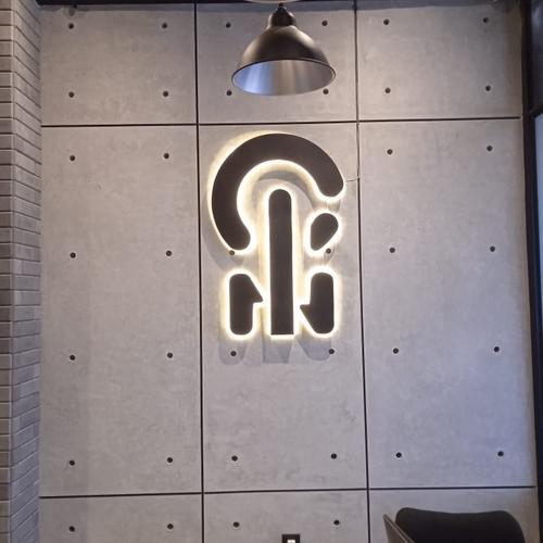 Jual Logo Galvanis Galvanil Backlight LED Custom Logo Timbul - Jakarta ...