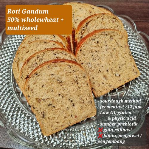 Jual (Pre-Order) Roti Sehat Gandum Whole Wheat + Multiseed/Multigrain ...