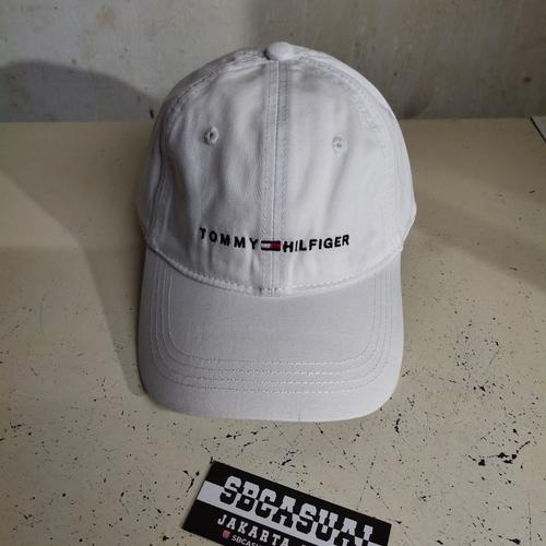 Jual Topi Tommy Hilfiger Scripts Logo Original Caps Baseball Casual ...