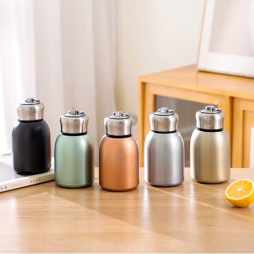 Jual Botol Minum Air Panas Tumbler Termos Mini Botol Kopi 330ml ...