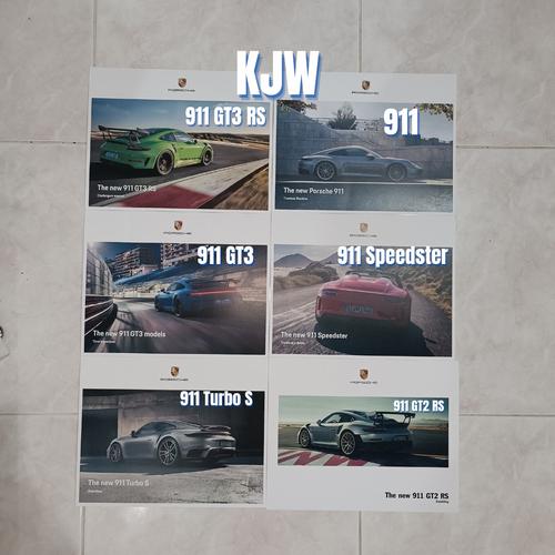 Jual Poster Brosur Leaflet Katalog Porsche 911 GT2RS GT3RS Speedster A4 ...