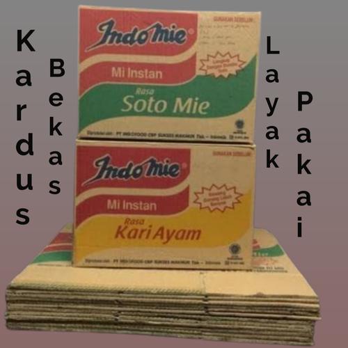 Jual Kardus Mie Bekas - Karton Indomie Layak Pakai - Dus Packing ...