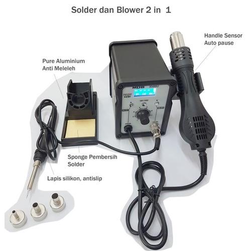 Jual MDB 8586D Blower dan Solder station 2 in 1, solder uap panas - Kab ...