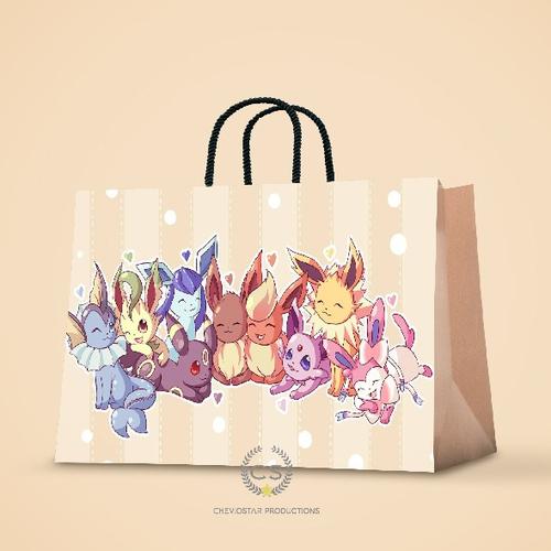 Jual Paperbag Custom Pikachu Pokemon Goodie bag Hampers Ulang Tahun ...