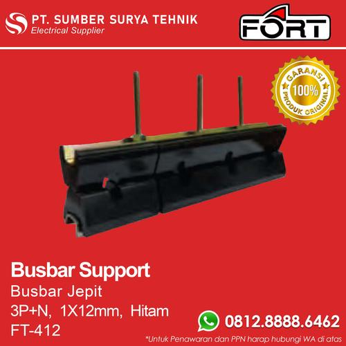 Jual Busbar Jepit FT-412 3P+N 1X12 Black FORT - Jakarta Pusat - Toko ...