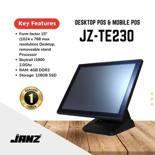 Jual JANZ Cashier Machine (Point of Sales) JZ-TE230/MESIN KASIR JANZ ...