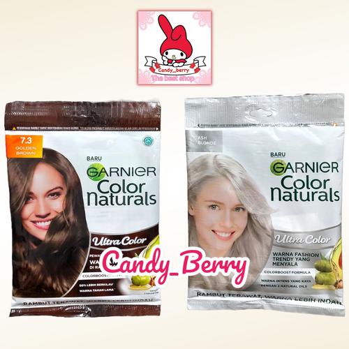Jual Garnier ASH BLONDE + GOLDEN BROWN 7.3 Color Naturals Sachet ...