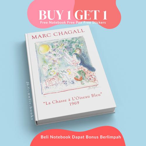 Jual BUY 1 GET 1 Notebook Polos Art Marc Chagall 100gsm Bujo Planner ...