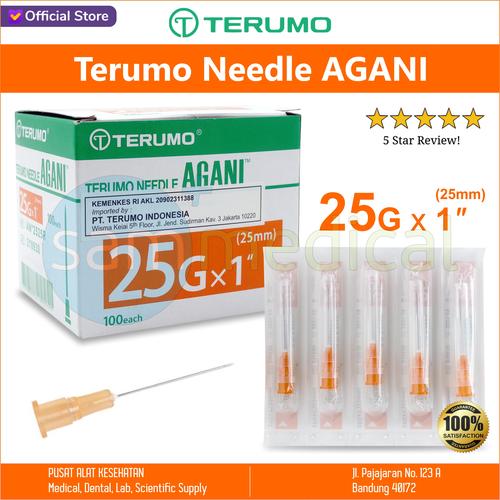 Jual Terumo Needle AGANI 25G x 1 inch @10pcs - Kota Bandung - SAM ...