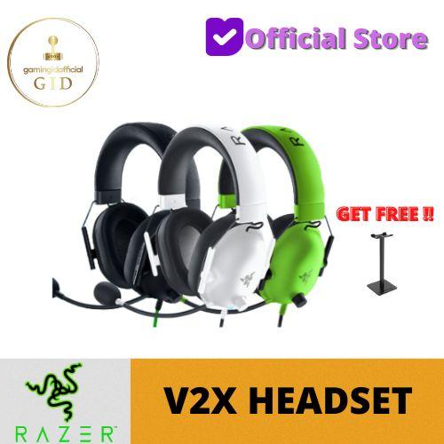 Jual RAZER Blackshark V2X Headseat Gaming - White, Headset only ...
