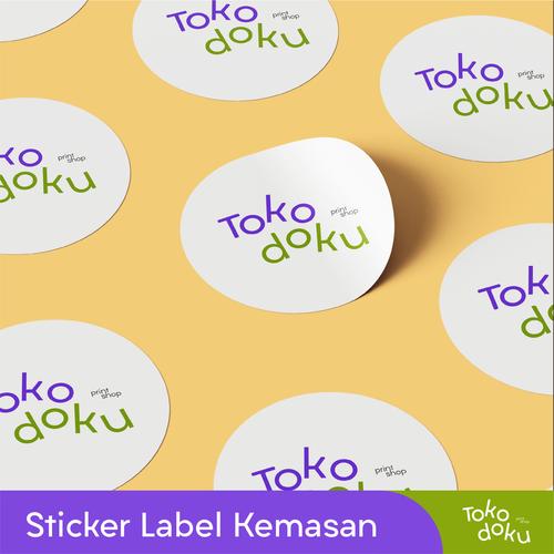 Jual Cetak Sticker Vynil/Label Kemasan Produk Makanan Kue Bakery Olshop ...
