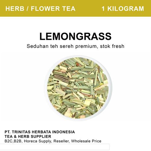 Jual Lemongrass Tea 1kg Organic Teh Sereh Kering Premium 1 kilo - Daun ...