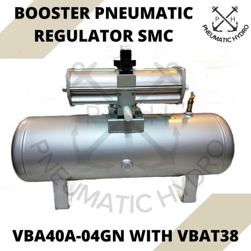 Jual BOOSTER PNEUMATIC REGULATOR SMC VBA40A-04GN WITH AIR TANK VBAT38 - Jakarta Barat ...