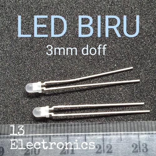 Jual LED BIRU DOFF 3mm tidak silau cocok buat indikator rakitan arduino ...