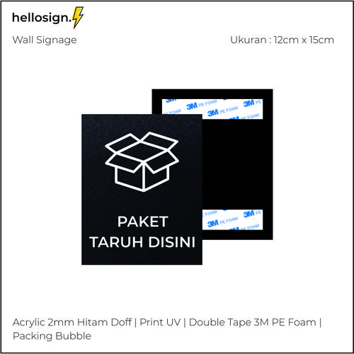 Jual SignAkrilik PAKET TARUH DISINI|PrintPapan Tulisan Akrilik|Sign ...