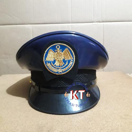 Jual topi pet dishub bintara/kalep/pilkep dishub birudongkerpet ...