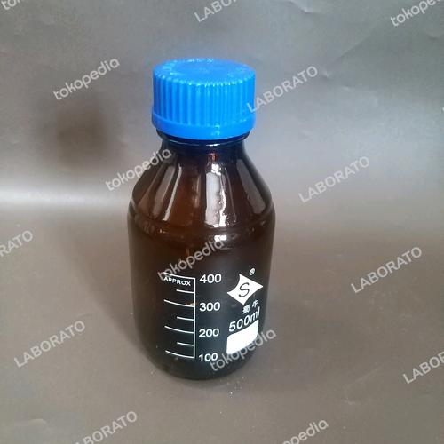 Jual BOTOL SAMPEL 500ML COKLAT LAB SAMPLE BOTTLE AMBER 500 ML - Kota ...