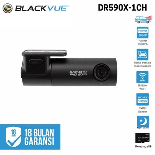 Jual CCTV Kamera Dashcam Mobil Blackvue DR590X-1CH Full HD 60 fps ...