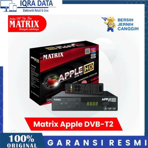 Jual STB MATRIX APPLE MERAH SET UP BOX APPLE MERAH DIGITAL TV RECEIVER ...