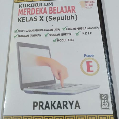Jual CD Modul Ajar Kurikulum Merdeka Prakarya Kelas X/10 1 Tahun - Kota ...