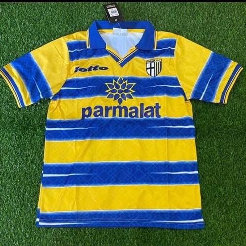 Jual JERSEY BAJU BOLA RETRO KLASIK CLASSIC JADUL AC PARMA PARMALAT HOME ...