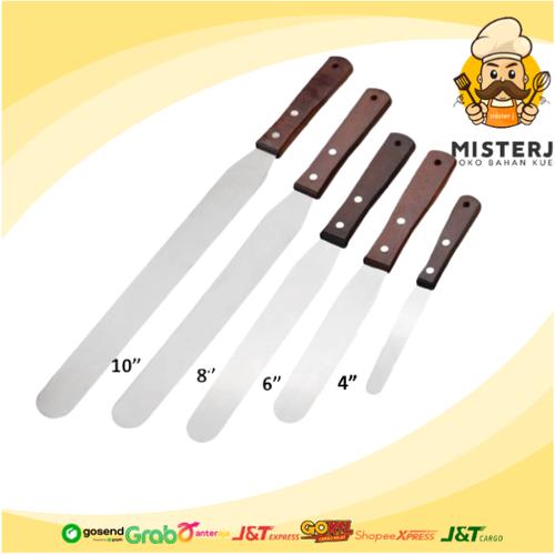 Jual Spatula Stainless Steel Lurus | All Varian Ukuran - 6 inch - Kota ...