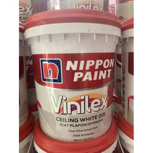 Promo Vinilex Ceiling White 001 25kg Pail Cat Plafon Gypsum Putih Cicil ...