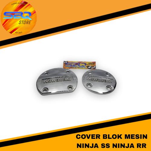 Jual COVER TUTUP BLOK MESIN NINJA SS NINJA R NINJA RR CROME - BLOK ...