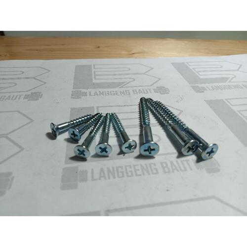 Jual 10 PCS Sekrup Kayu / Baut Kayu Ukuran 1,6cm 2cm 2,5cm, 3,2cm, 5cm ...