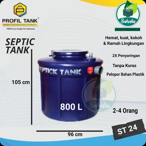 Jual Profil Tank Septic tank/Bio Septic Tank ST 24 volume 800 Liter ...