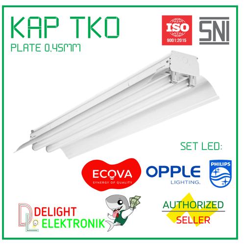 Jual KAP LAMPU TKO 1X18 2X18 1X36 2X36 0,45mm PLATE - 1X18, KAP SAJA ...