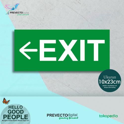 Jual Stiker Rambu Exit - Kanan - Jakarta Barat - prevecto digital ...